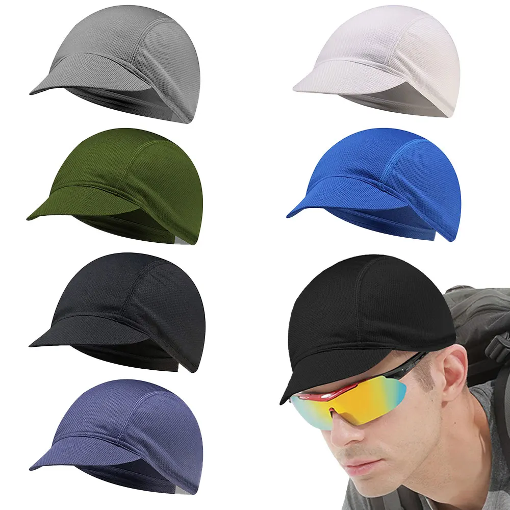 Classic-Solid-Polyester-Cycling-Caps-Breathable-Quick-Dry-Windproof-Sun ...