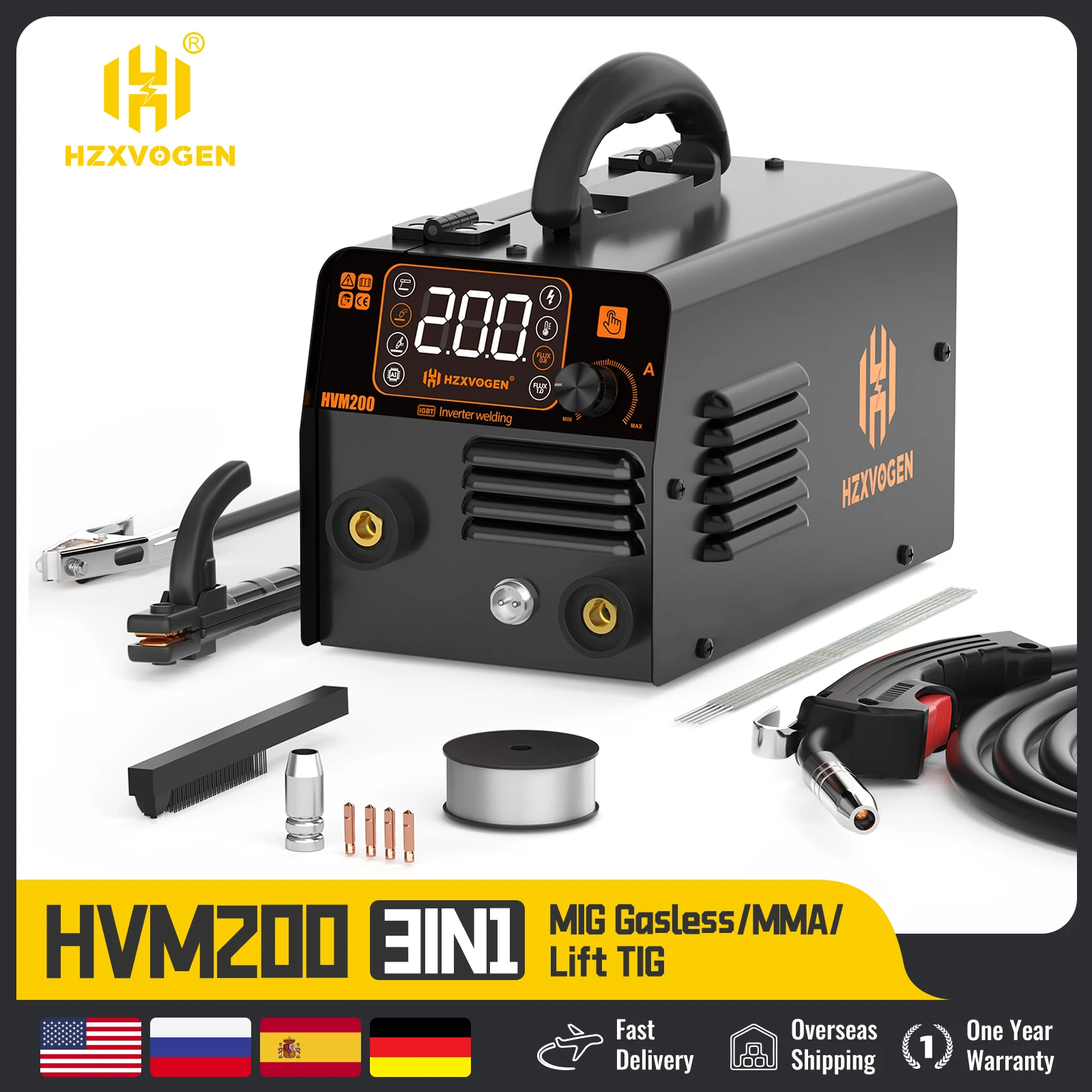HZXVOGEN-Semi-automatic-Welding-Machine-HVM200-3-in-1-Welding-Machine ...
