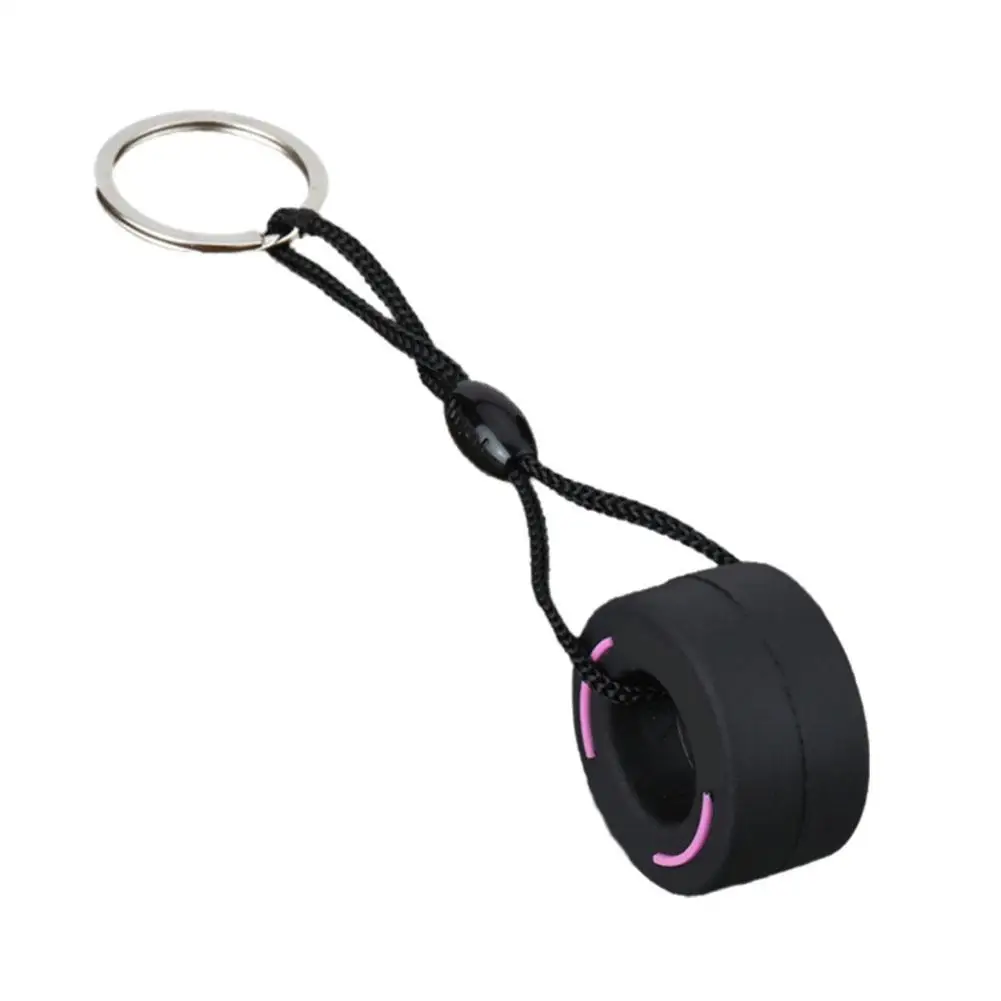 Creative Mini Tire Keychain Exquisite PVC Car Tire Model Wheel Pendant ...