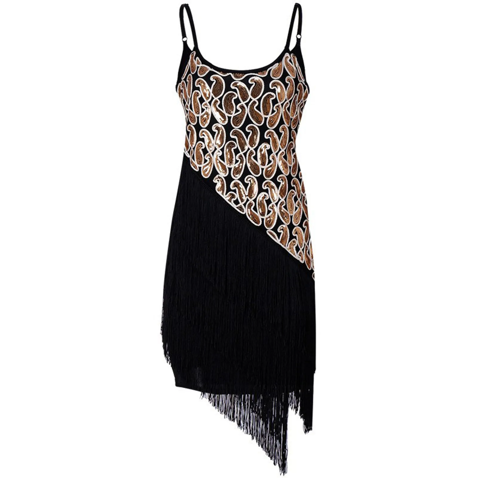 Vestido-Vintage-Flapper-para-mujer-vestido-de-gran-Gatsby-disfraces-con ...