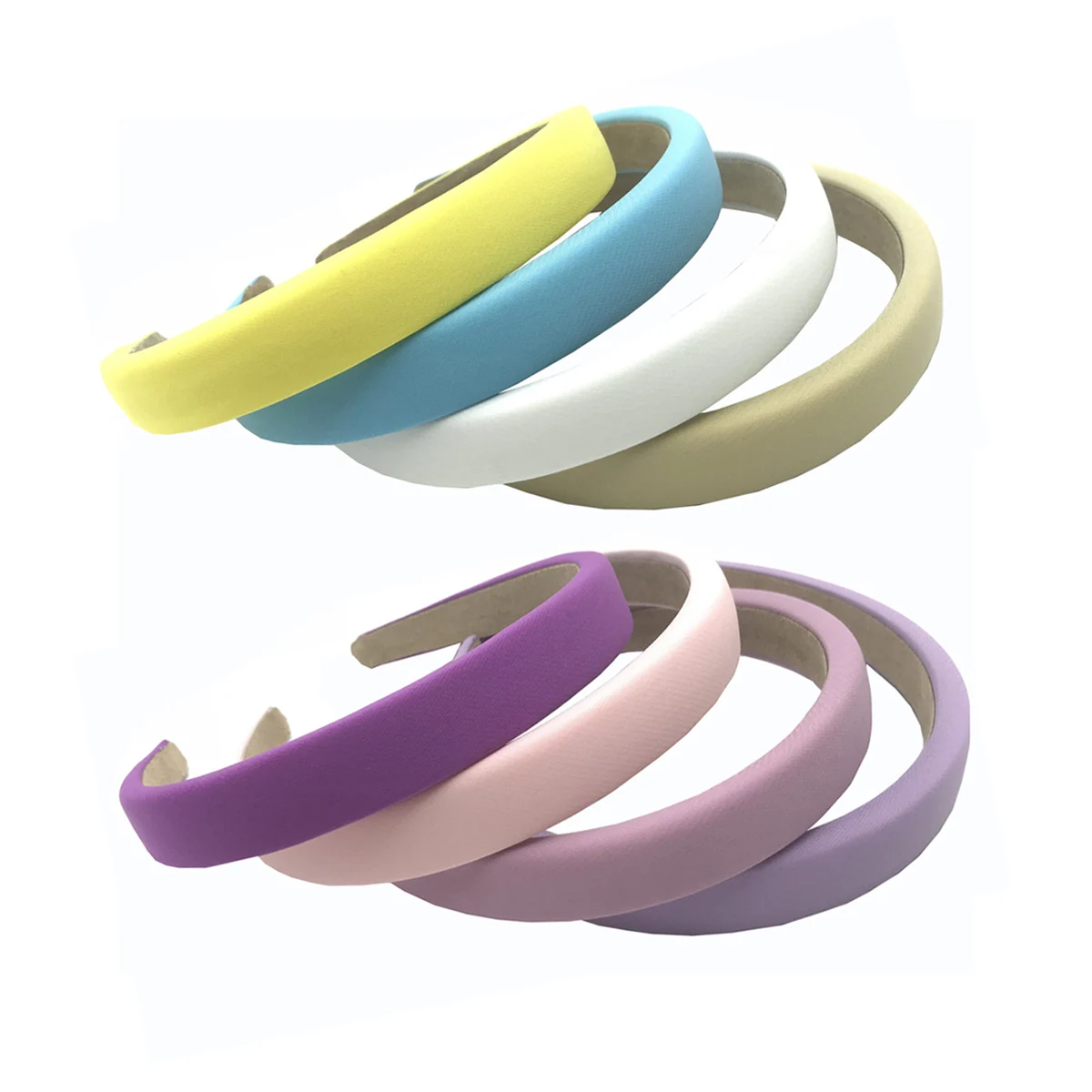 8-Colors-2cm-Soft-Sponge-Padded-Hairband-Wholesale-Plastic-DIY-Headband ...