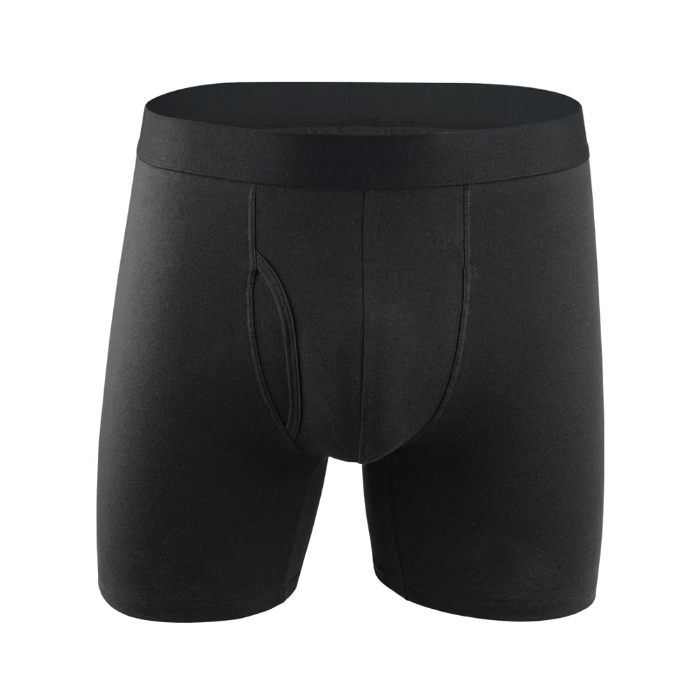 Long Boxer For Man Cotton Men's Panties Family Print Boxershorts Mens ...