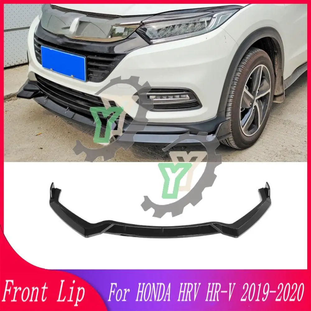 Car-Front-Spoiler-Bumper-Lip-Glossy-Black-Car-Lower-Splitter-Body-Kit ...