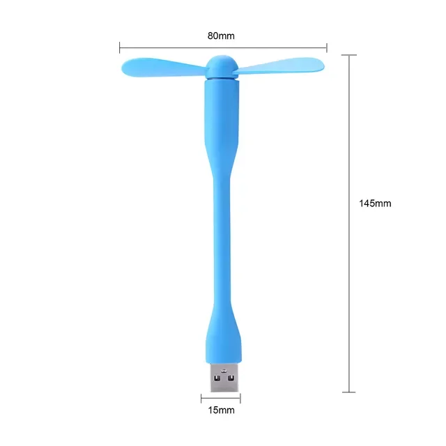 Flexible-Bendable-USB-Fan-For-Power-Bank-Laptop-PC-AC-Charger-Portable ...