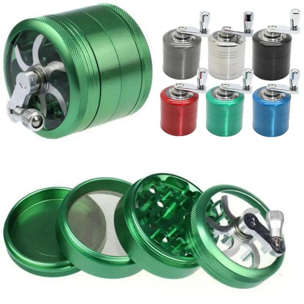 4-layer manual metal grinder for herbs and spices: high quality ...