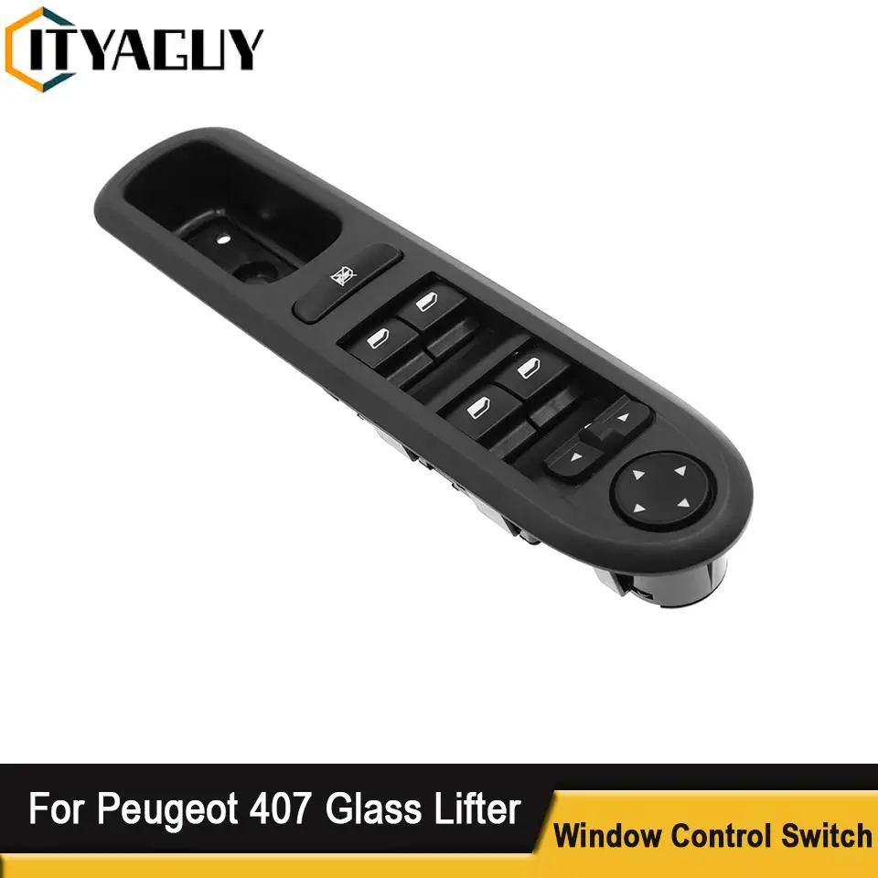 For Peugeot 407 Glass Lifter Main Switch Power Window Control Panel ...