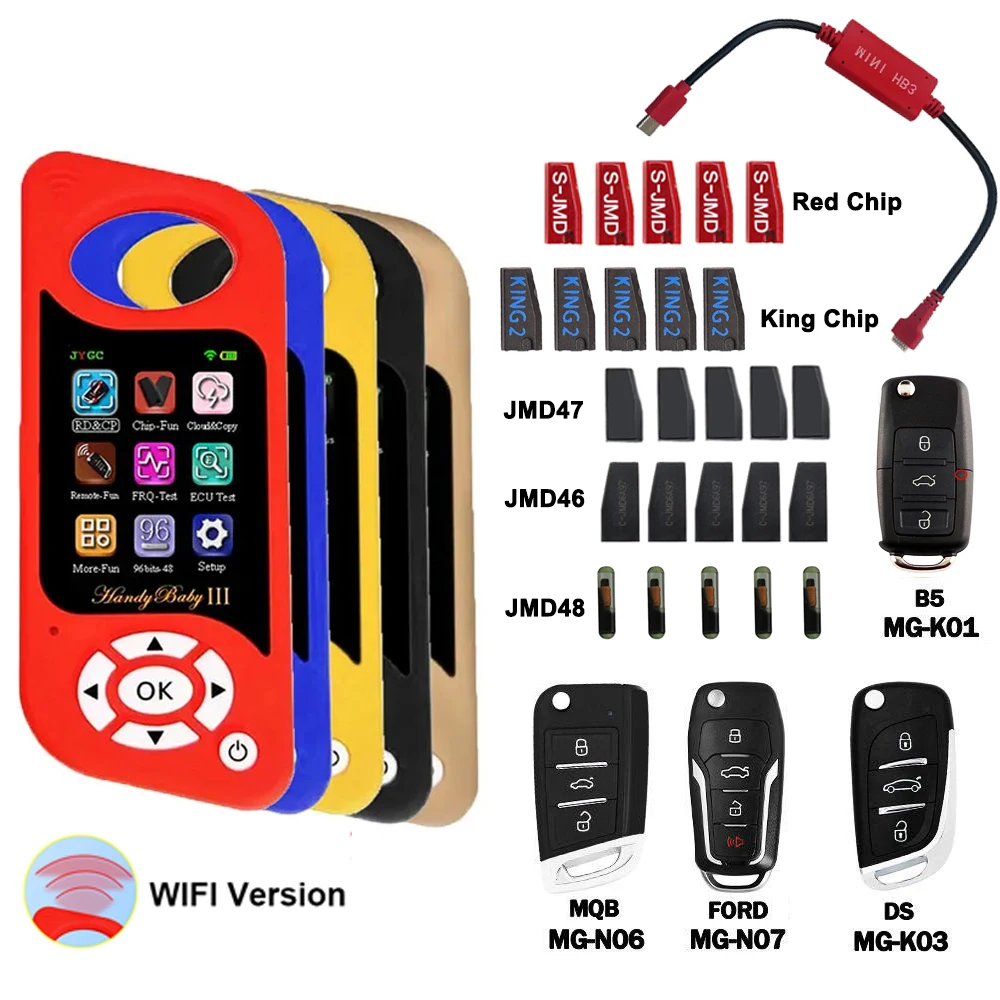 JMD Handy Baby Handy Baby3 Auto Key Tool With Free 96 Bit 48 Function ...