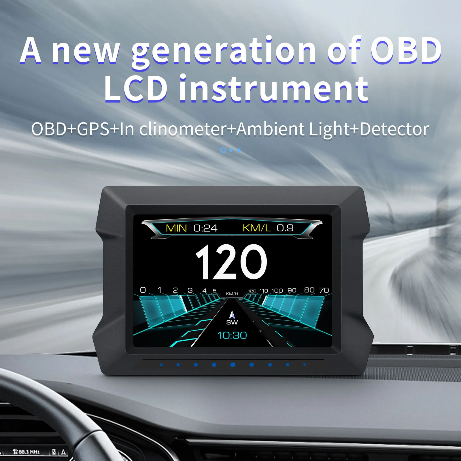 P22-OBD-GPS-Car-Head-Up-Display-Hud-Car-Speedometer-Various-Alarm ...