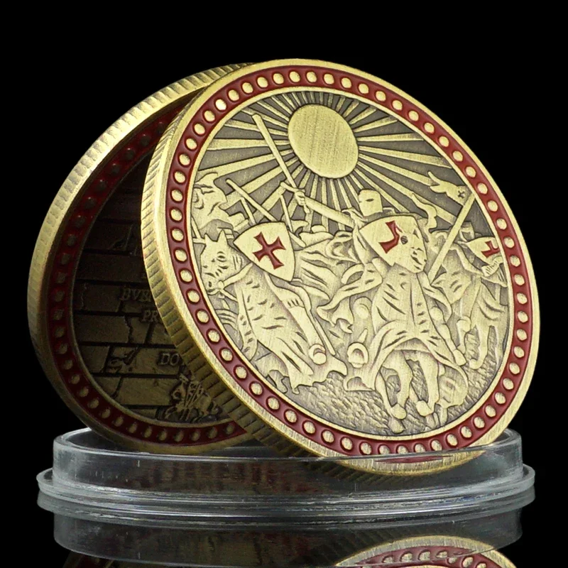 Knight-Templar-Challenge-Coin-Be-Without-Fear-Shield-Armored-Knight ...