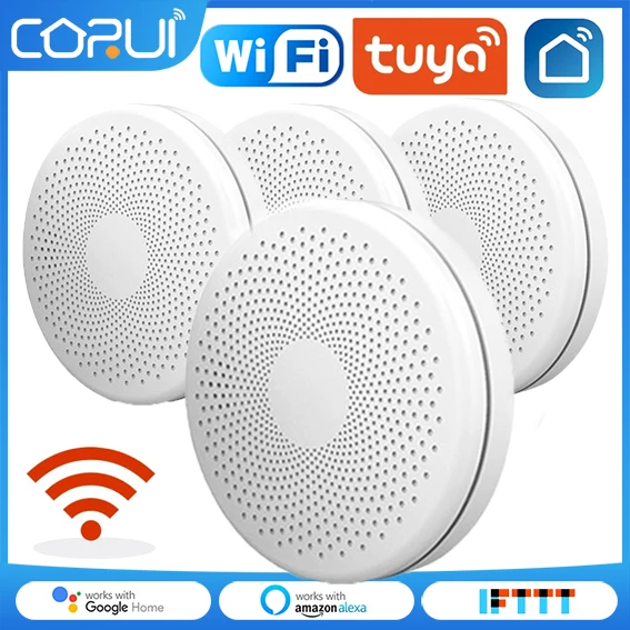 CORUI-Tuya-WiFi-Smoke-And-Carbon-Monoxide-Detector-Smart-Home-2-In-1 ...