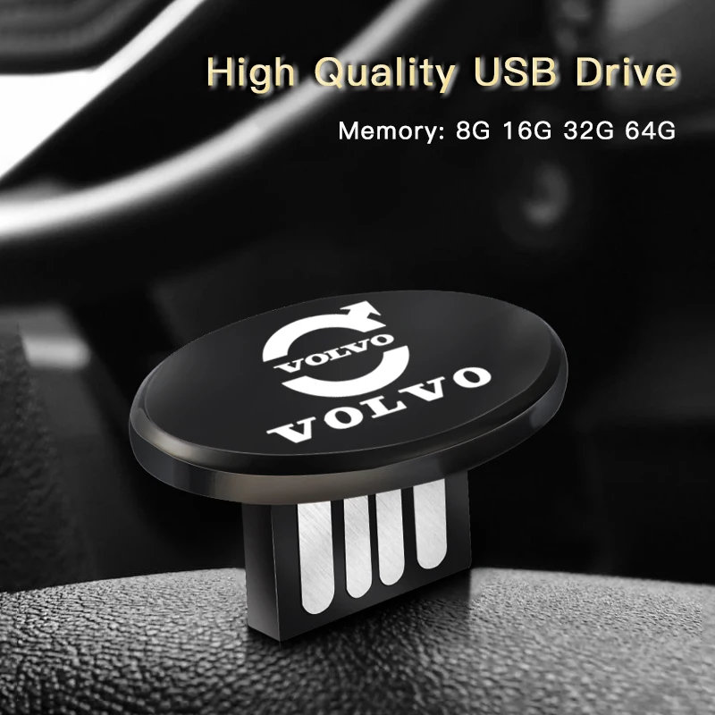 High-capacity-Car-Badge-USB-Drive-Auto-Accessories-For-Volvo-Xc60-Xc90 ...