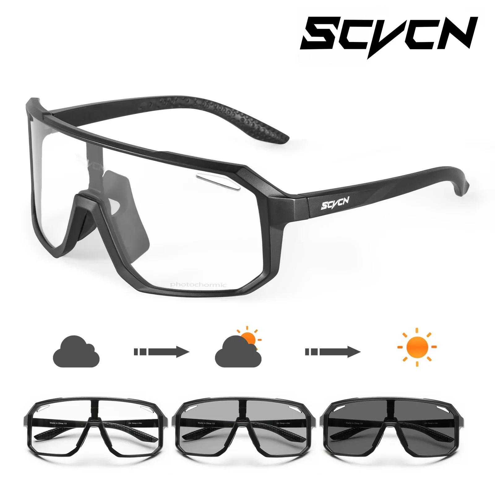 SCVCN-Photochromic-Glasses-Cycling-Sunglasses-for-Women-Sports-Running ...