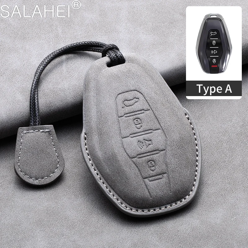 Leather-Car-Key-Case-Cover-Shell-Fob-For-Chery-Jetour-DASHING-X-1-Plus ...
