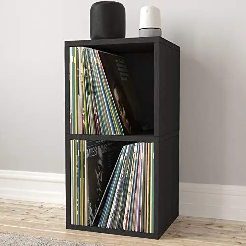 Vinyl-LP-Record-Album-Storage-Cube-Book-Case-montagem-f-cil-e ...