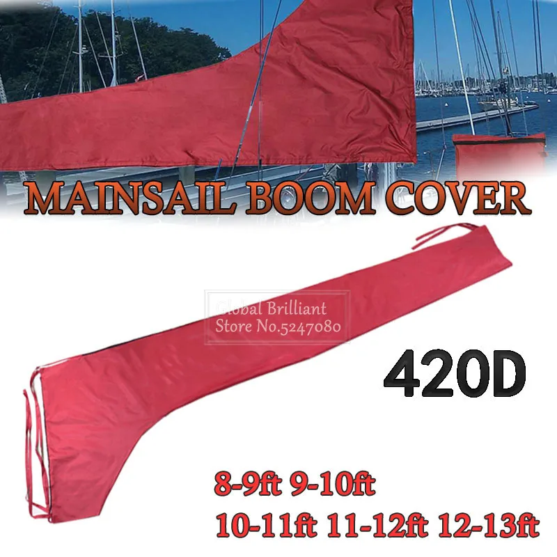 420D Mainsail Boom Cover Boat Cover Anti UV Waterproof Windproof ...
