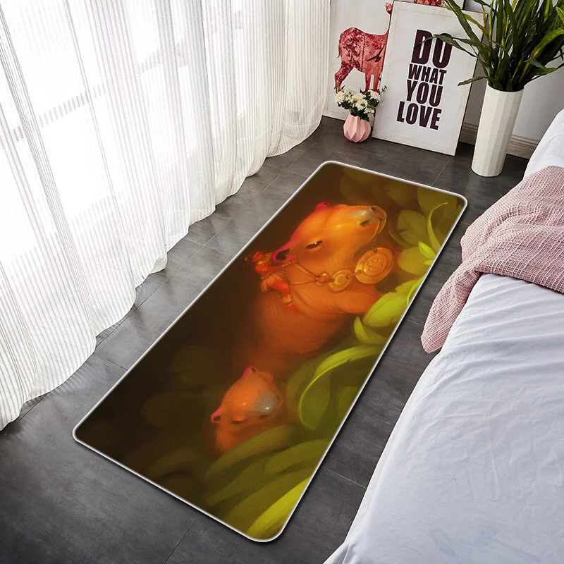 Capybara-Baby-Mat-Bath-Mats-Entrance-Carpet-for-Kitchen-Room-Rugs ...