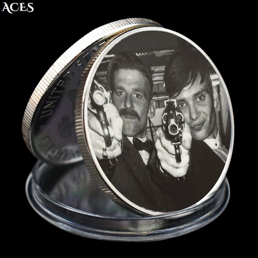 Peaky Blinders Silver Coins British Gangster Crime Drama Coins Arthur ...