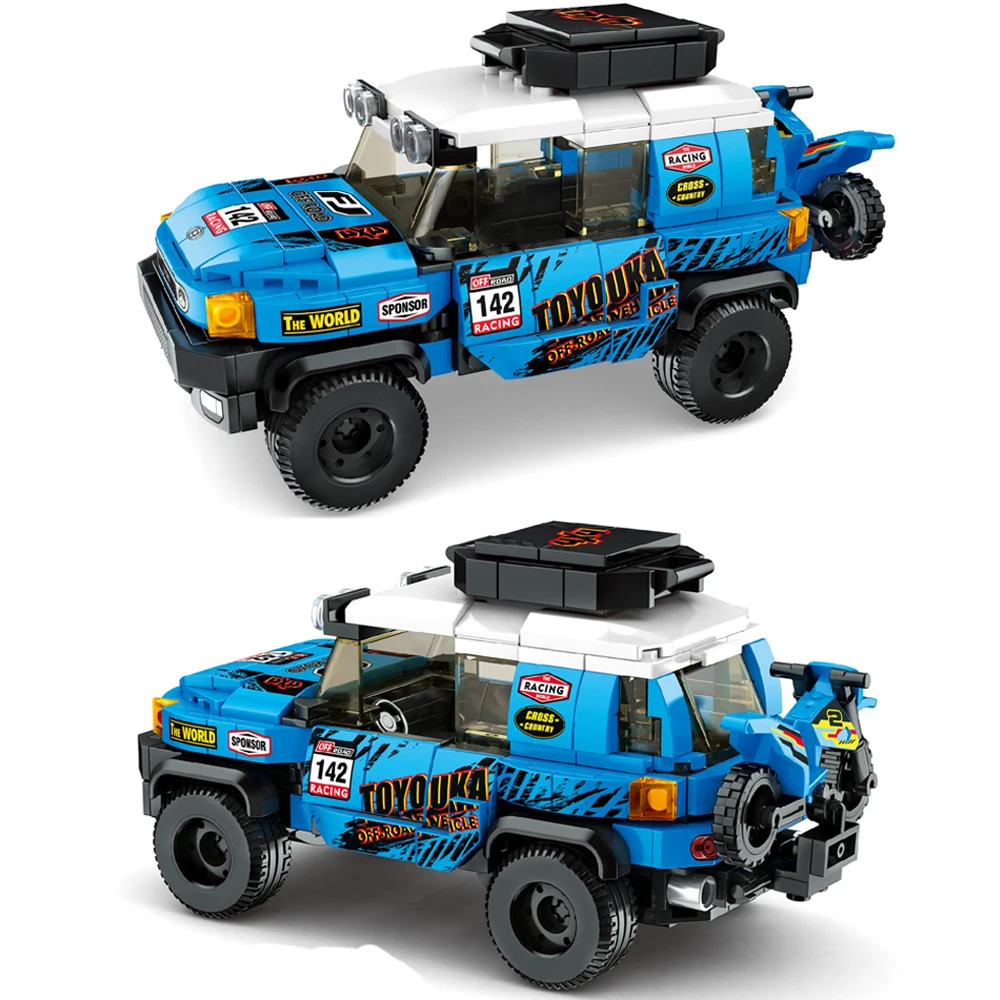 Fj Cruiser Blocks Toy | Speed Champions Rally | Building Blocks Kids ...