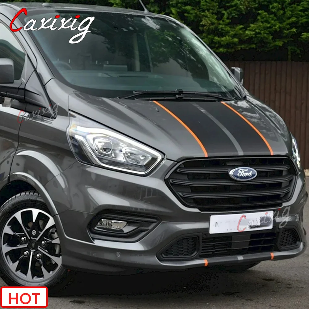 2Pcs-Car-Engine-Cover-Stickers-For-Ford-Transit-Tourneo-Custom-Camper ...