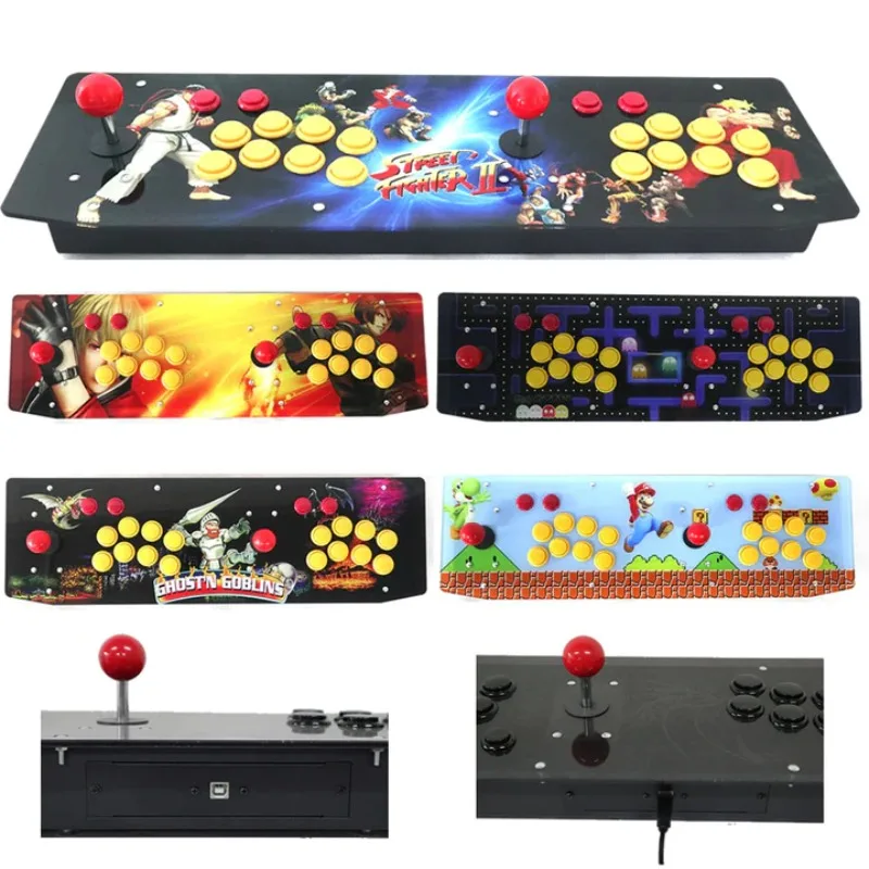 RAC-J500T-2-Players-Double-Arcade-Joystick-USB-Wired-Controller-for-PC ...