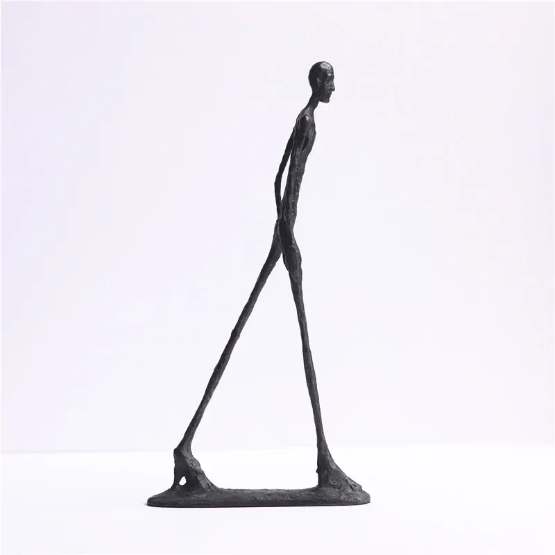 100-Handmade-Brass-Sculptures-Character-Walking-Statue-Bronze-Person ...