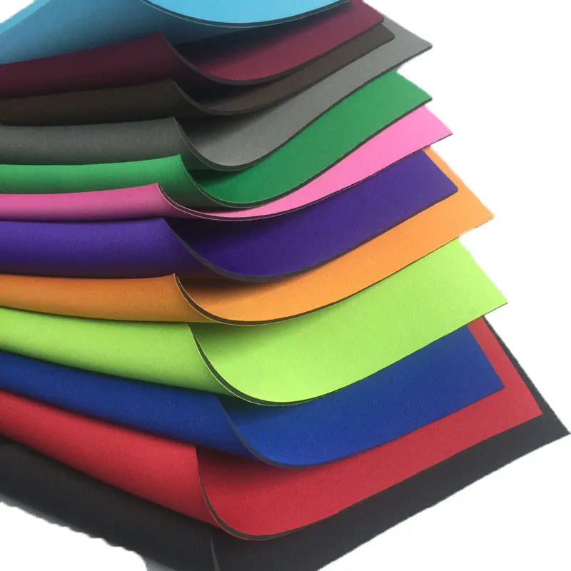 2.5mm Thickness Multicolor Nylon Fabric Coated Sbr Rubber Scuba ...