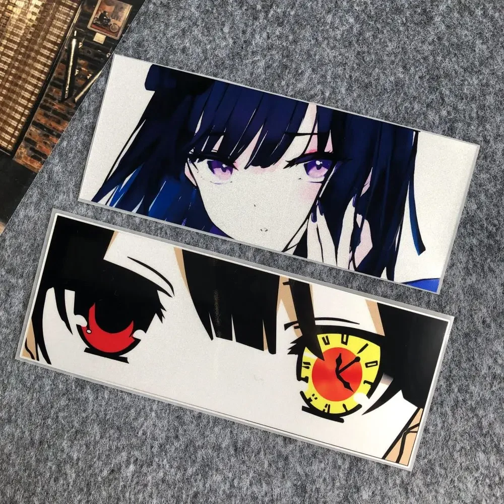 Anime-Girl-Eyes-JDM-Reflective-Stickers-Motorcycle-Scooter-Car-Body ...