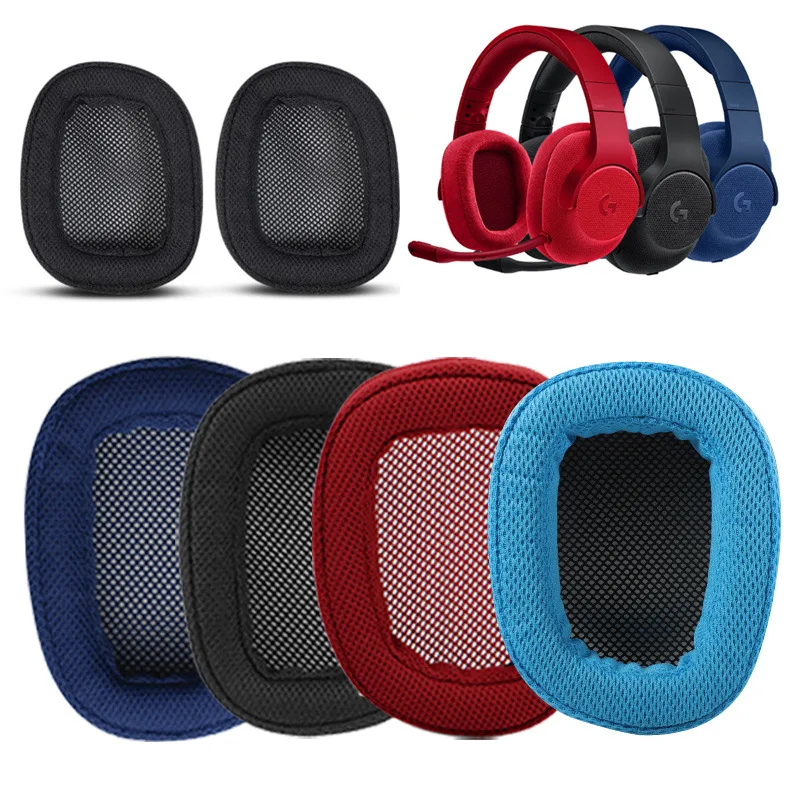 Over-Ear-Pad-para-Logitech-Headphone-Almofadas-de-espuma-Fones-de ...