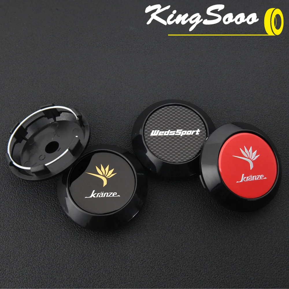 4PCS-JDM-KRANZE-Cap-Sport-Rim-63mm-Clip-WEDSSPORT-Emblem-Sticker-Wheel ...
