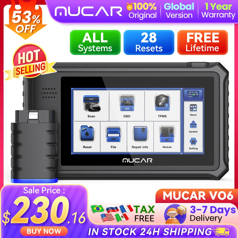 MUCAR-VO6-Best-Professional-Car-Diagnostic-Tools-All-System-Automotive ...