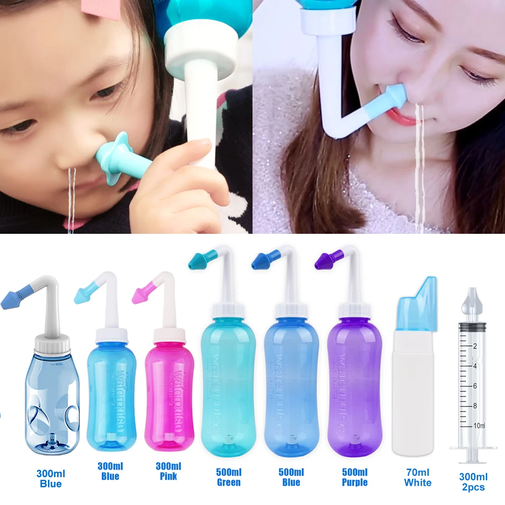 Nasal-Wash-Cleaner-Spray-Nasal-Irrigator-Neti-Pot-Rinse-Nose-Cleaner ...
