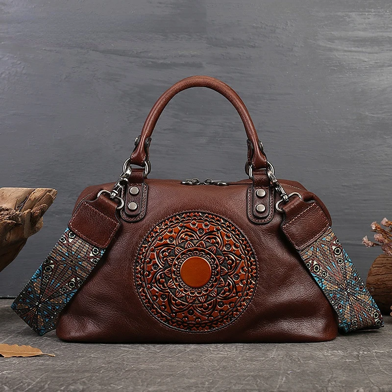 Retro-Handmade-Women-Handbag-For-Ladies-Genuine-Leather-Should-Bags ...