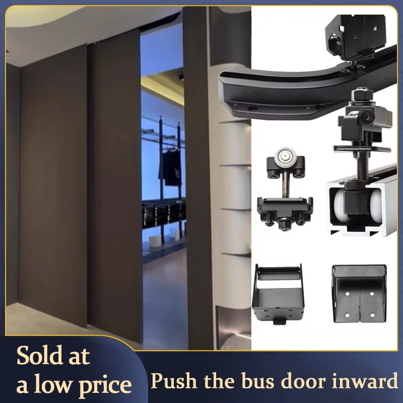 Hidden Push Invisible Sliding Door Track Heavy Duty Space Saving Smooth ...