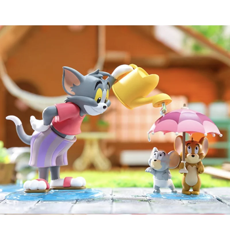 Cartoon TOMs Cat Daily Life and Jerrys Mouse Series Action Figure Cat ...