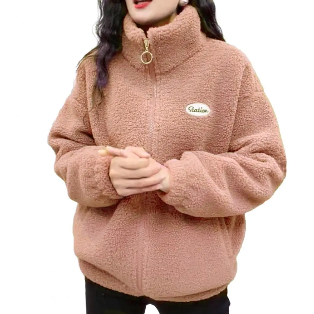 Fleece-Fluffy-Jacket-Streetwear-Harajuku-Zipper-Coat-Woman-Lightweight ...