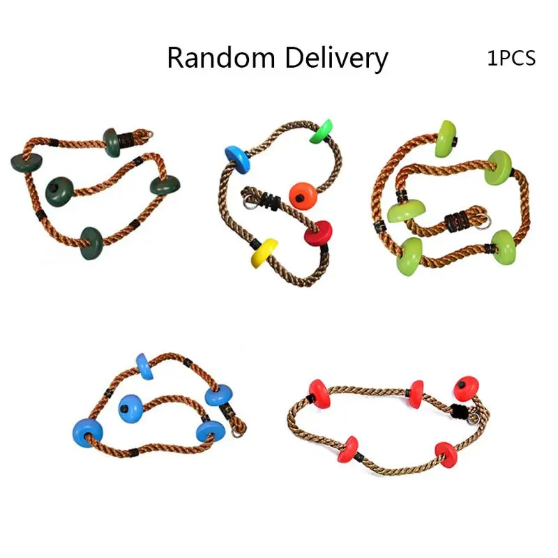 Jungle-Gym-Climbing-Rope-with-Platforms-and-Disc-Swing-for-Seat-Fitness ...