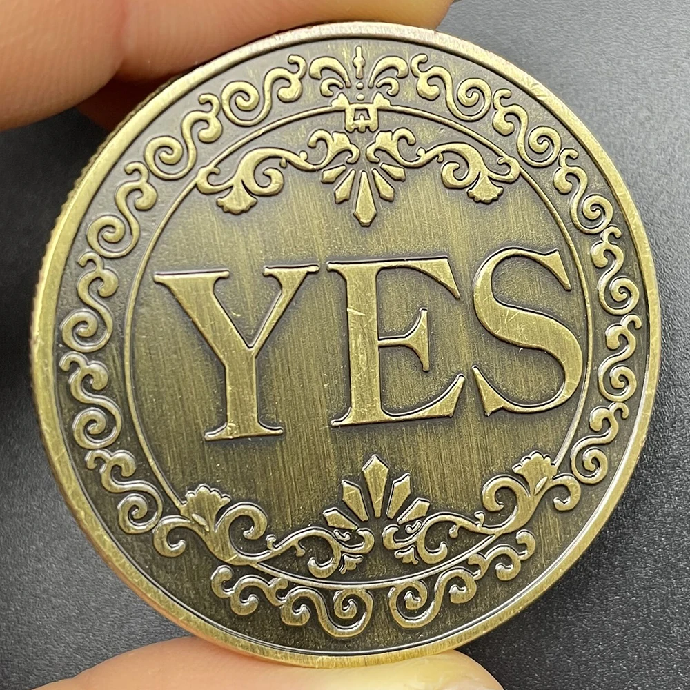 Yes-or-No-Bronze-Coin-Retro-Coin-Collectibles-Decision-Challenge-Coin ...