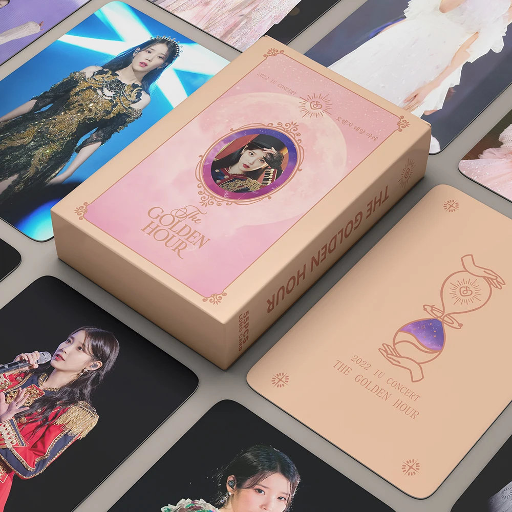 Iu Golden Hour | Lomo Cards | Photocard | Stationery Set - 55pcs/set ...