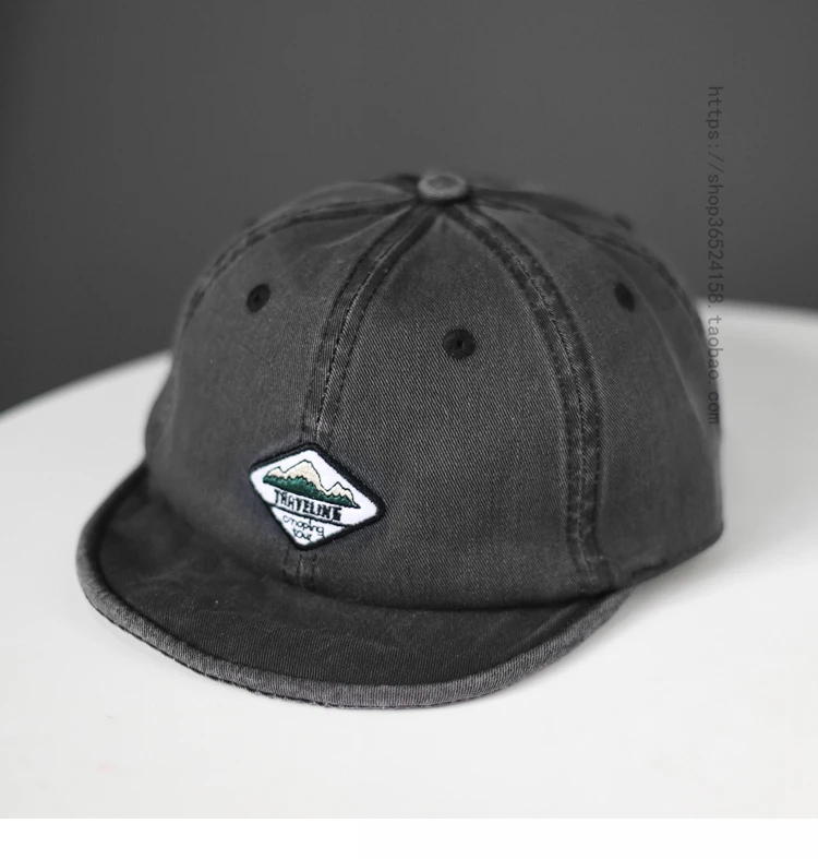 Short-Brimmed Peaked Cap Men and Women Street Hip Hop Baseball Cap ...