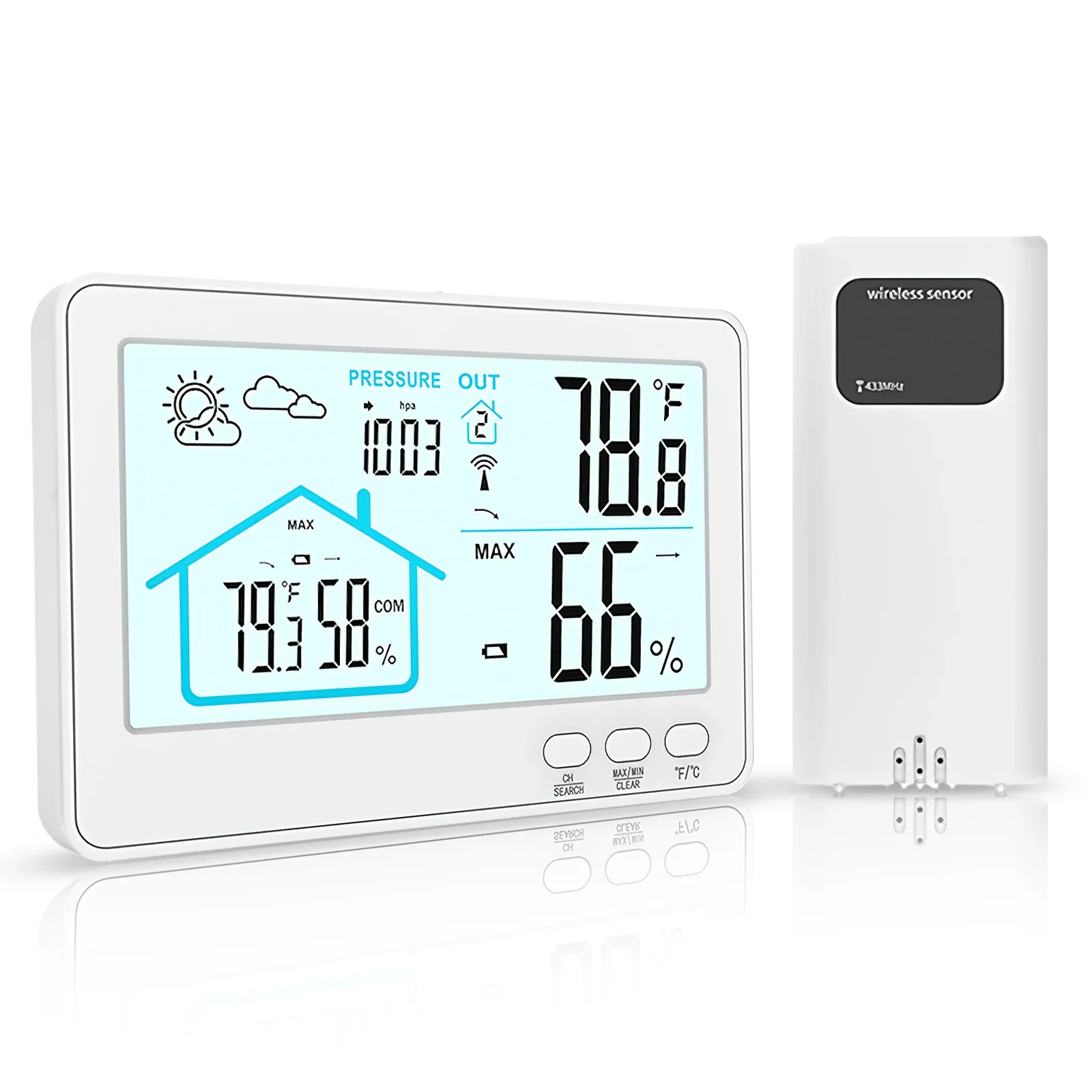 Weather-Station-Outdoor-Forecast-Thermohygrometer-Indoor-Outdoor-Color ...