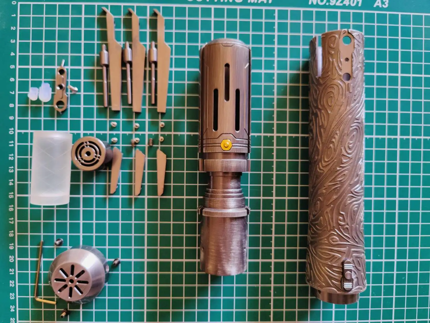 Old-Republic-Satele-Shan-saber-Lightsaber-empty-handle-DIY-lightsaber ...