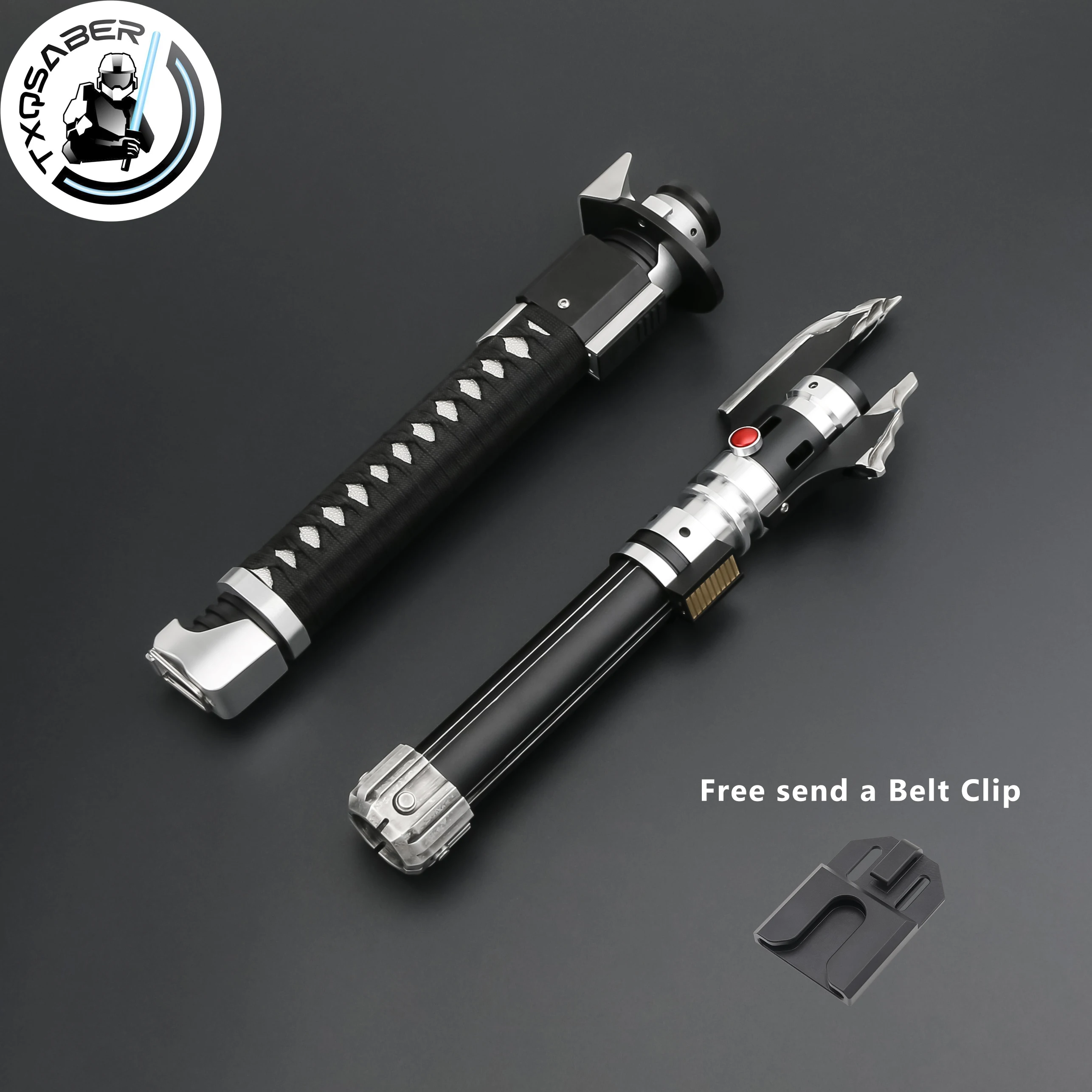 TXQSABER Lightsaber Darth Malgus SDRGB Neo Pixel Metal Hilt no Blade ...