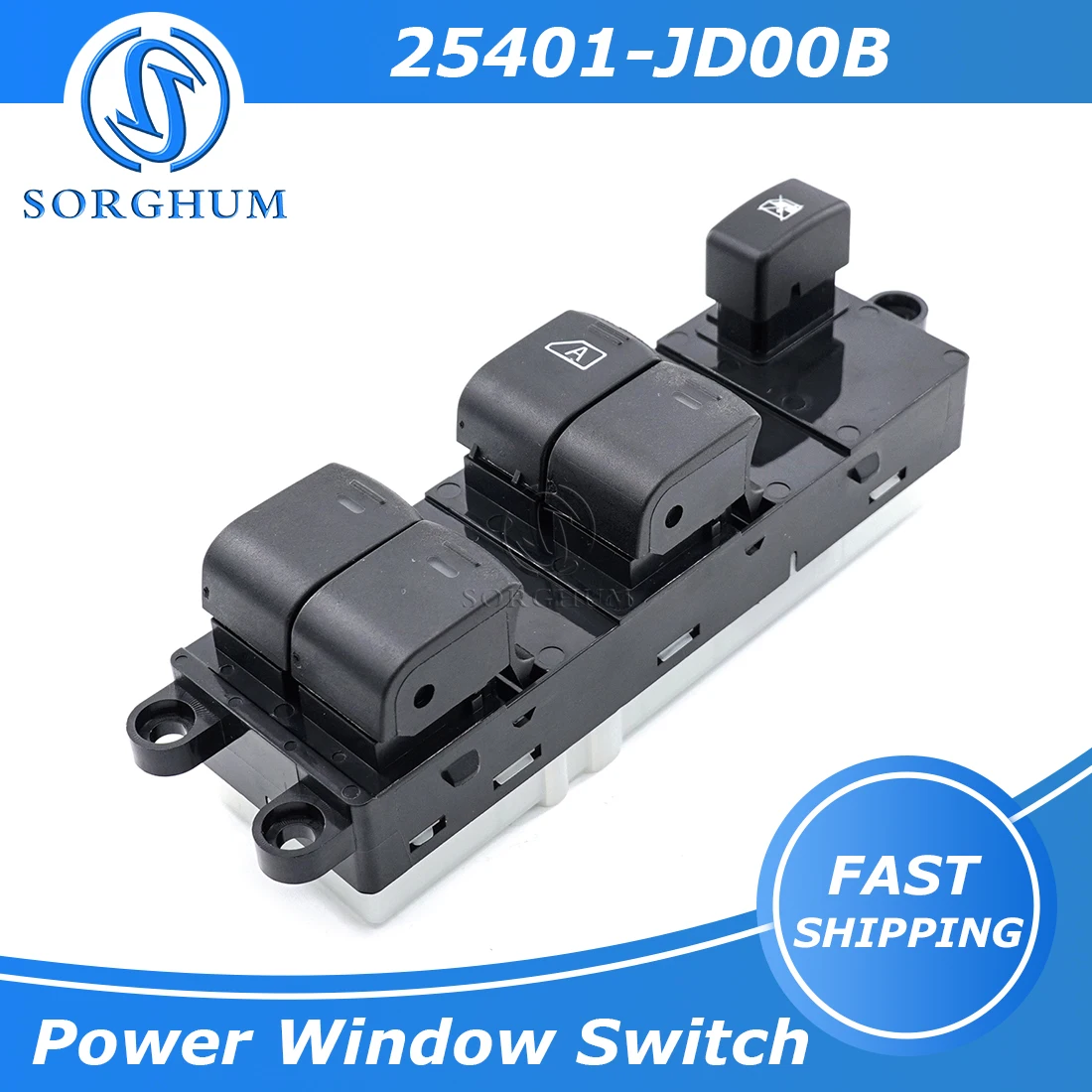25401-jd00b Glass Lifter Switch Power Window Control Panel 25401jd00b ...