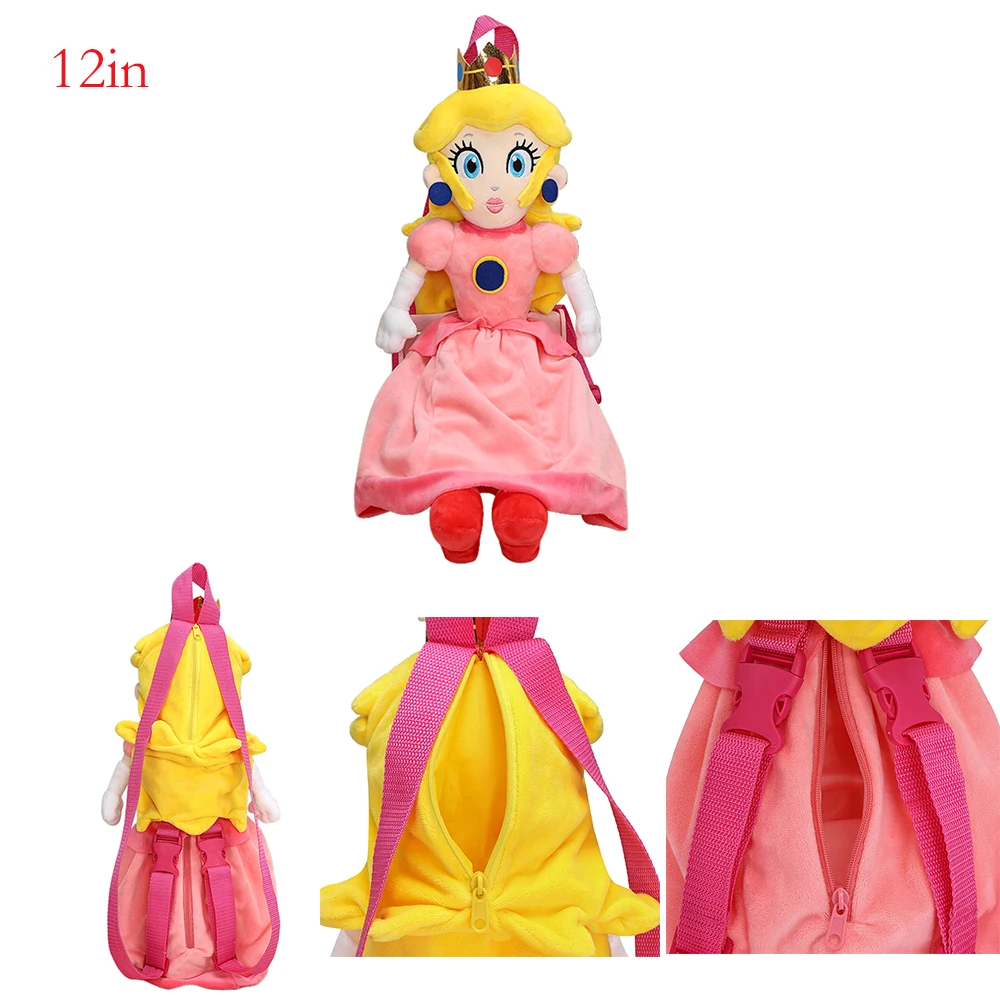 9 Styles Super Mario Plush Backpack Koopa Troopa Bowser Lemmy Yoshi ...