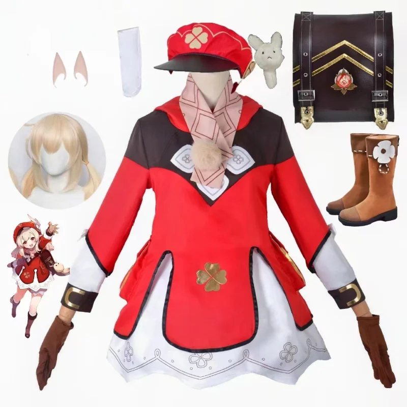 Game-Genshin-Impact-Cosplay-Costumes-Klee-Lovely-Loli-Knapsack-Suit ...
