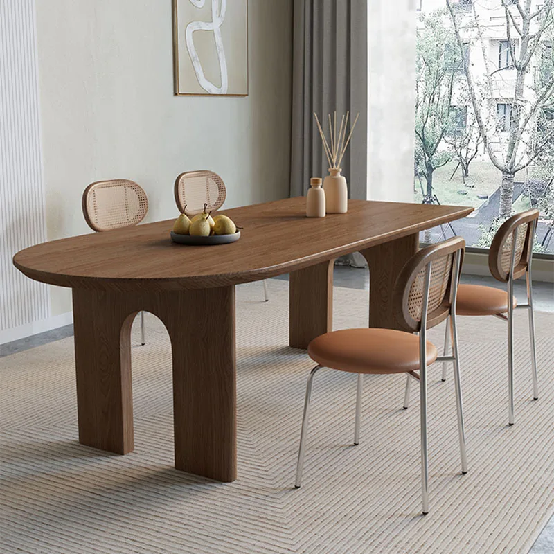 Kitchen-Restaurant-Dining-Table-Salon-Center-Nordic-Modern-Dining-Table ...