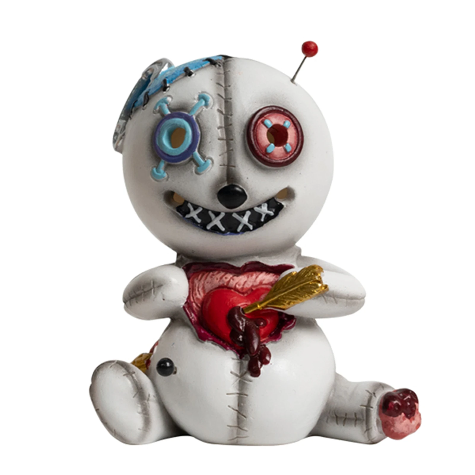 Voodoo-Doll-Cone-Incense-Resin-Incense-Holder-Desktop-Resin-Decoration ...