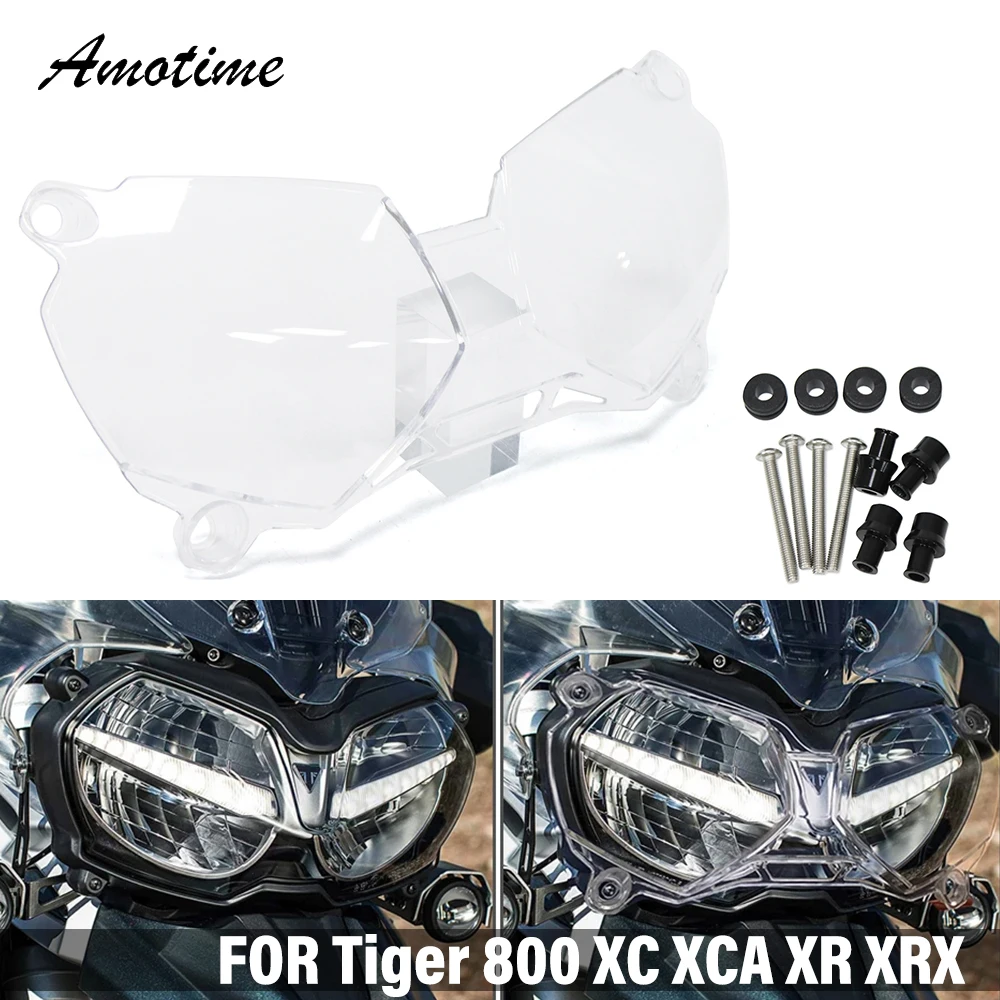 Motorcycle-Headlight-Protector-Light-Cover-Protective-Guard-Acrylic-For ...
