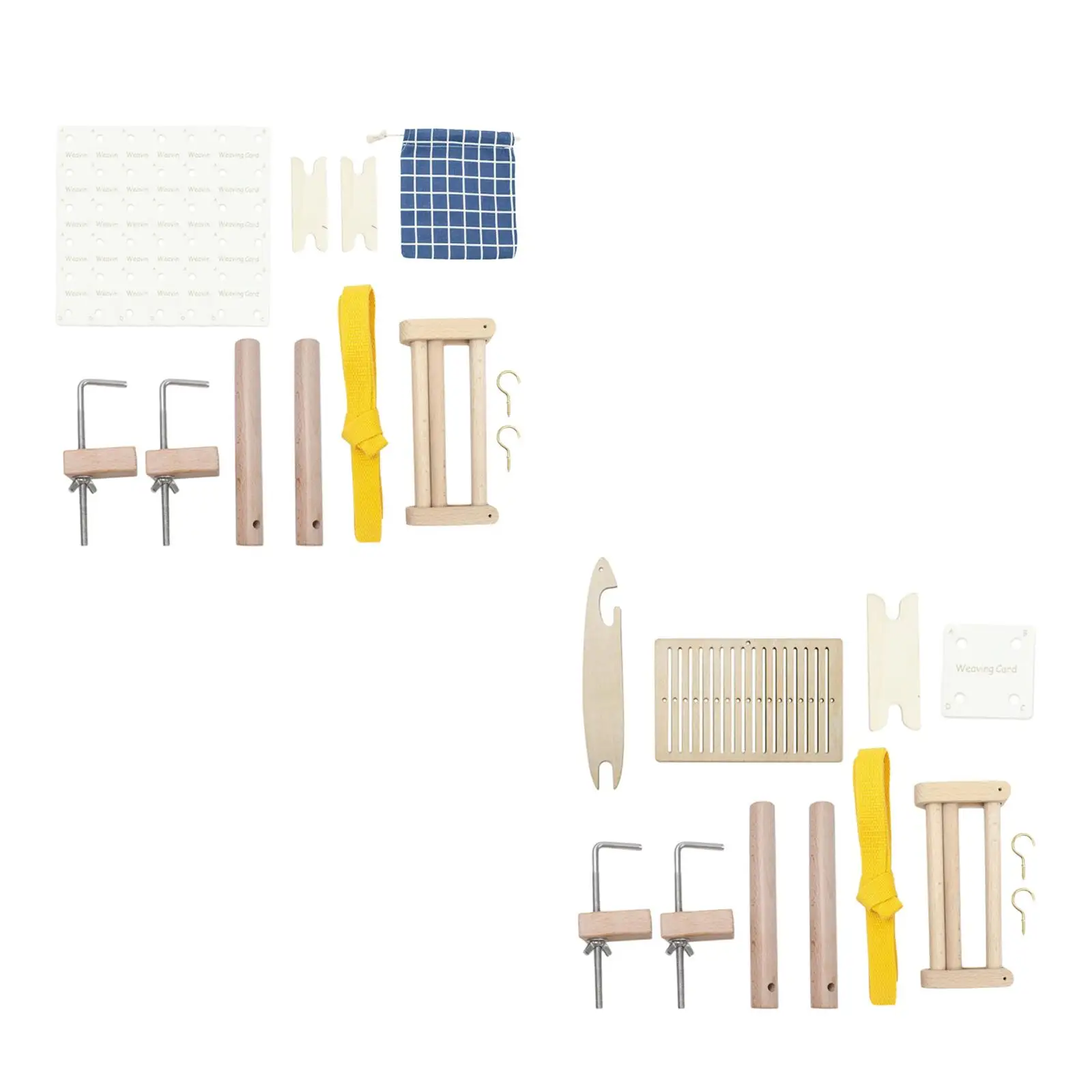 Peg-Loom-Braiding-Weaving-Racelets-Weaving-for-Beginners-Wooden-Desk ...