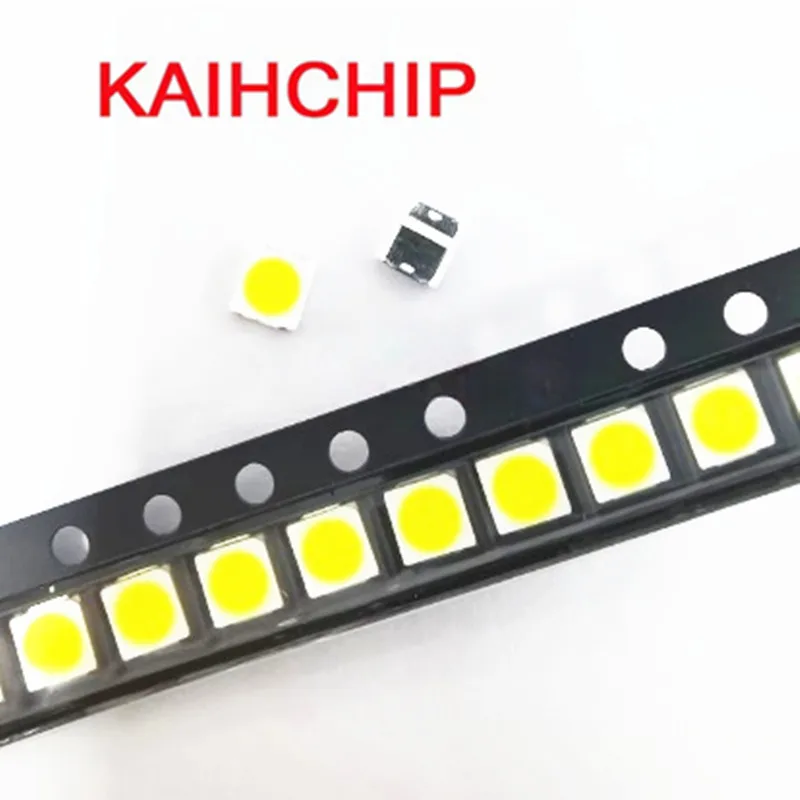 50PCS 3030 white LED 1W 3V 6V 9V SMD Light Emitting Diode 3.0X3.0MM ...